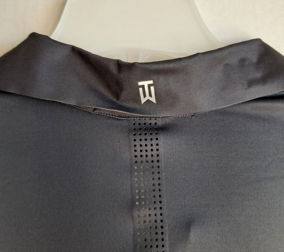 Nike Golf Tiger Woods Collection Dri-Fit Gradient Lite Polo Shirt black ...