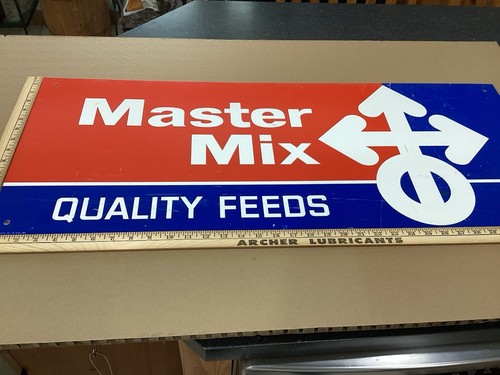 Master Mix Quality Feeds Sign. Stout Industries | eBay