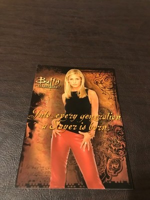 UNPOSTED MOVIE 4 X 6 POSTCARD - BUFFY THE VAMPIRE SLAYER | eBay