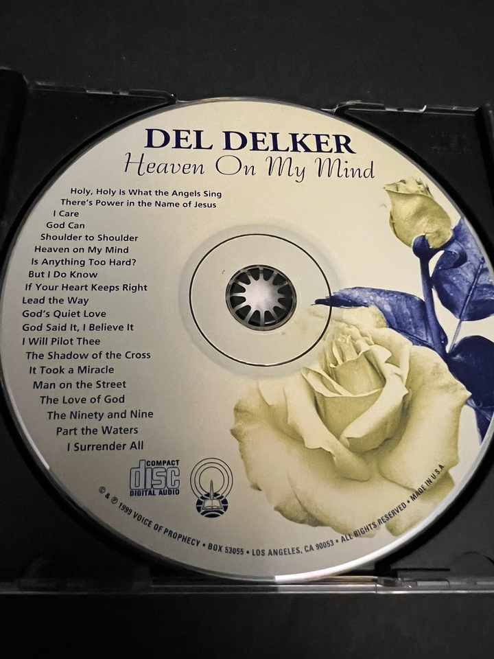 Del Delker Voice of Prophecy Heaven On My Mind CD 1999 Rare Christian ...