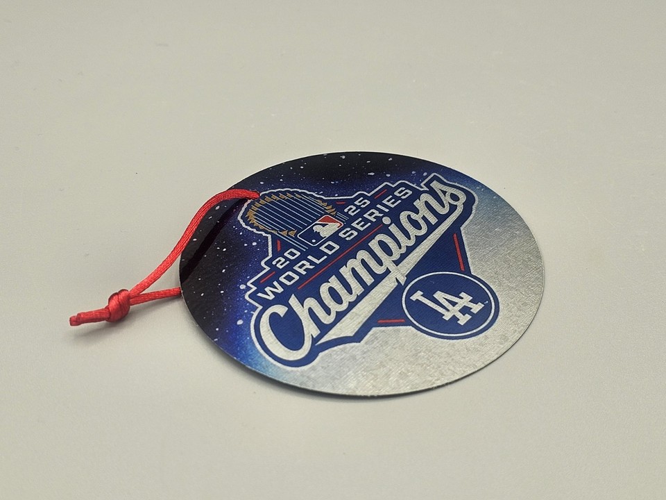 2025 WORLD SERIES CHAMPIONS LOS ANGELES DODGERS METAL CHRISTMAS TREE ...