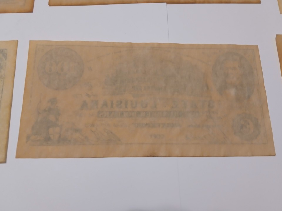 Confederate Currency Reproduction Set B | 6 Antique-Style Civil War ...