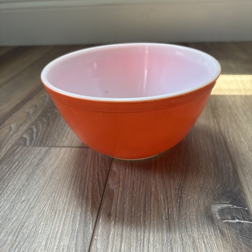 Vintage PYREX 402 Primary Color Red 1.5 Quart 7 1/4" Mixing Nesting ...