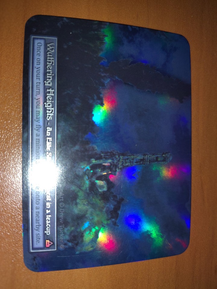 WUTHERING HEIGHTS SORCERY CONTESTED REALM GOTHIC ELITE SITE FOIL SP ...