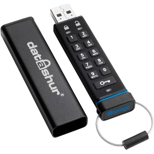 iStorage datAshur® Clé USB 8 GB noir IS-FL-DA-256-8 USB 2.0 ...