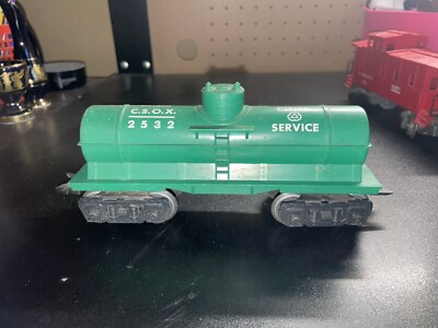 O Scale MARX VTG C.S.O.X. 2532 CITIES SERVICE 8 WHEEL SINGLE DOME TANK ...