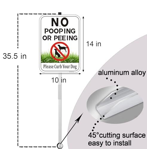 Stay Away From My Lawn Sign Protect the Garden Sign With Stake，10/ x 14 ...