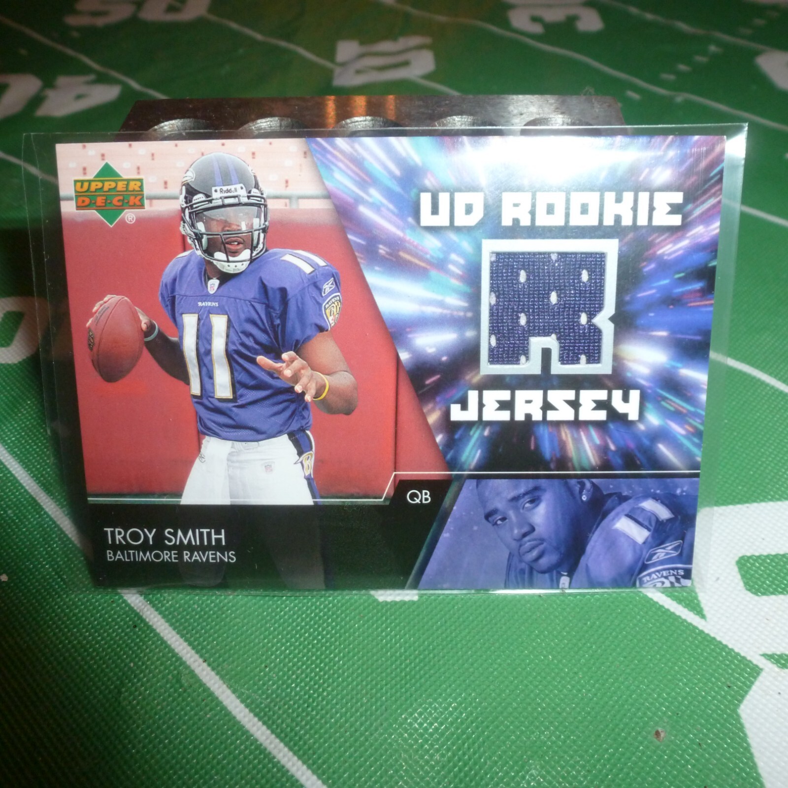 Troy Smith 2007 Upper Deck Football Rookie Jersey Card #UDRJ-TS | eBay