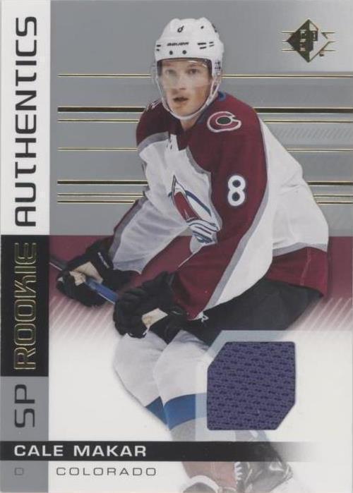 2019-20 SP - SP Rookie Authentics Cale Makar #114 Jersey (MEM, RC) for ...