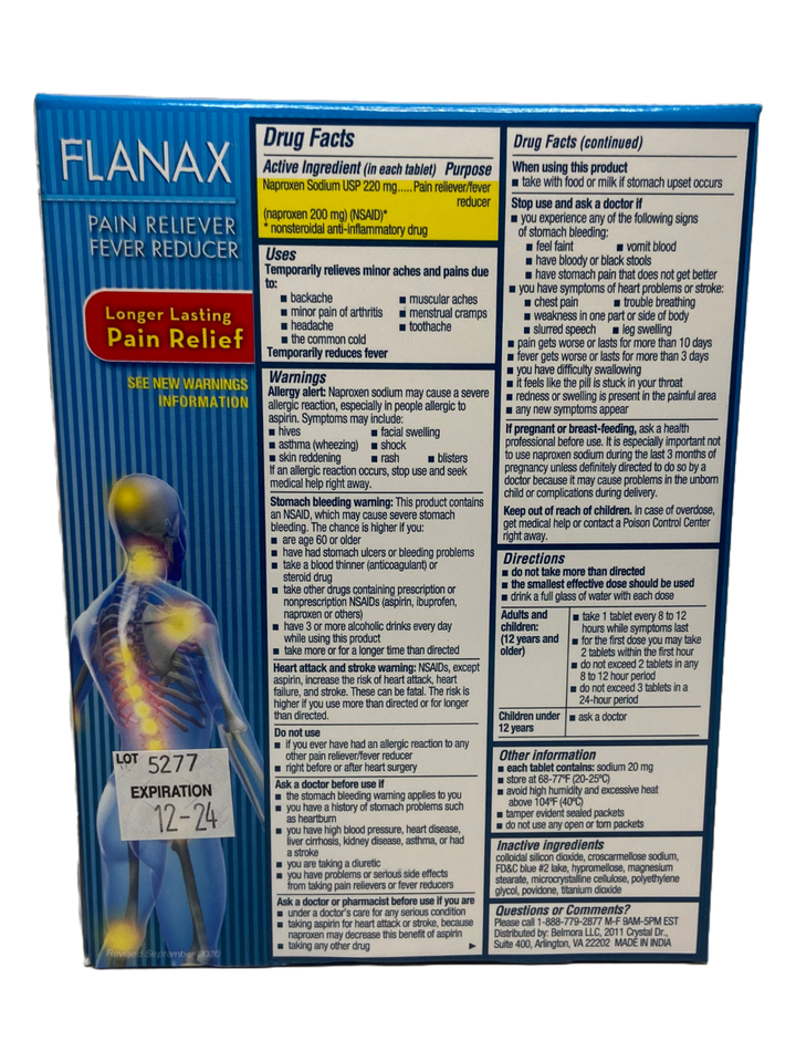 Flanax Display - 20 Tabs | eBay