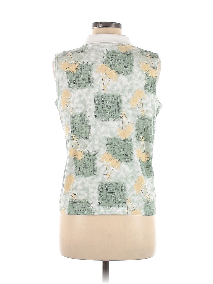 K.T. Sport by Kenneth too! Women Green Sleeveless Polo M Petites | eBay