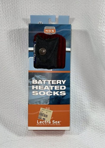 Nordic Gear Lectra Sox Battery Operated Heated Socks Sz Medium Gray ...