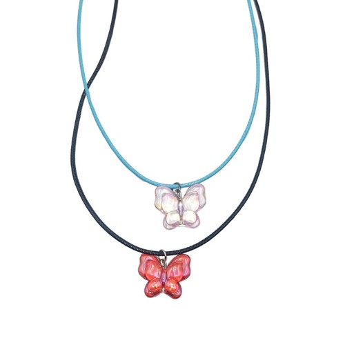 Stylish Butterfly Necklace Unique Butterflies Pendant Clavicle Chain ...