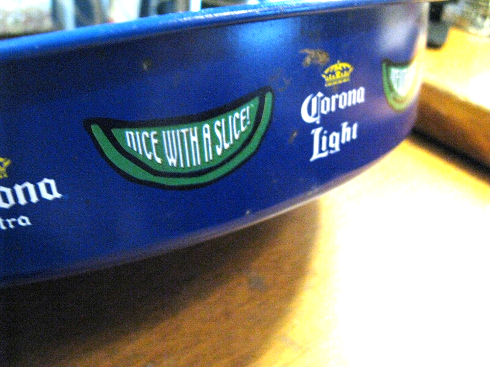 Vintage Corona Beer Parrot Metal Serving Tray "Nice with a Slice" | eBay