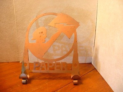 Wonderful Vintage 1920-30 Paperboy Newspaper Stand Holder | eBay