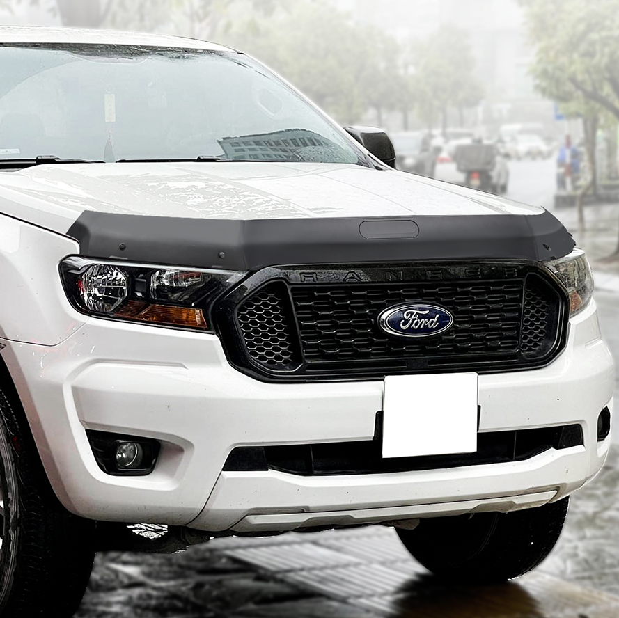 Bonnet Protector + Window Visors Weather shields to suit Ford Ranger ...