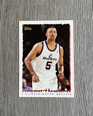 1994-95 NBA Topps Basketball | Juwan Howard RC | #393 | Washington ...