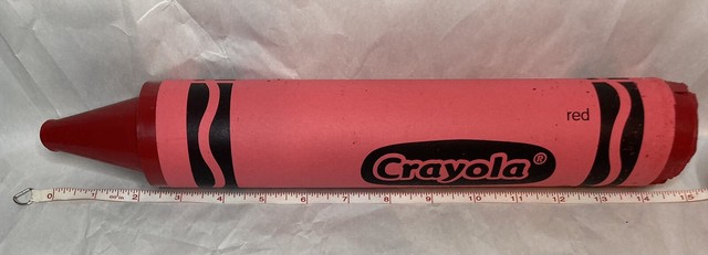 Crayola Red Giant Crayon Special Edition 14 Inch 2 LB for sale online ...