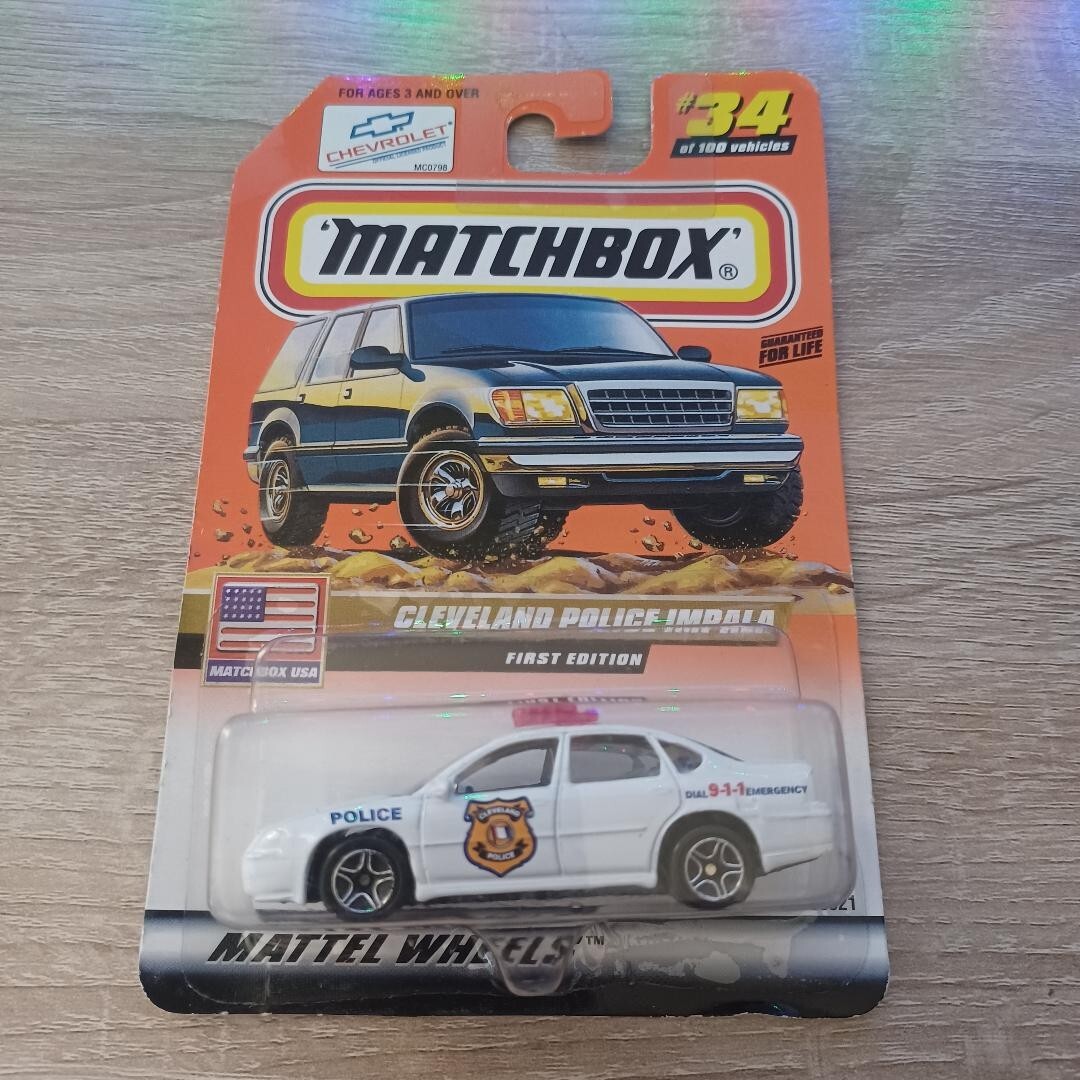 Matchbox 1/64 Diecast Matchbox USA White Cleveland Police Impala | eBay