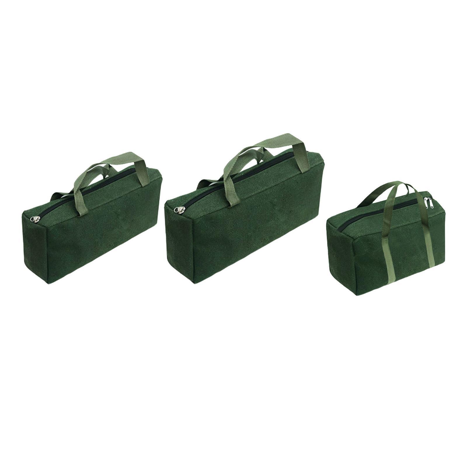 Rectangle Tool Bag Canvas Utility Tote Multifunctional for Carpentry ...