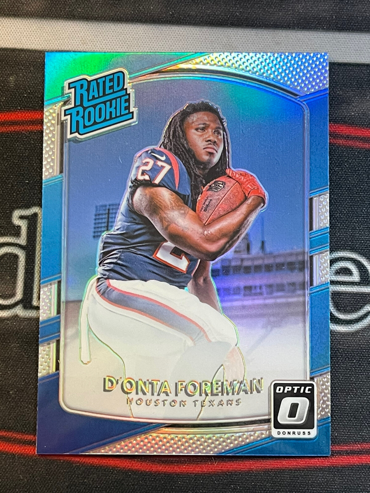 D'Onta Foreman 2017 Panini Optic Silver Holo Prizm Rated Rookie #190 Texans | eBay