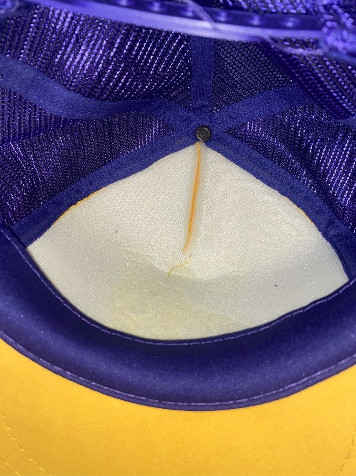 Vtg LSU Hat Snap Back Trucker Tigers Louisiana Cap Corded Death Valley ...