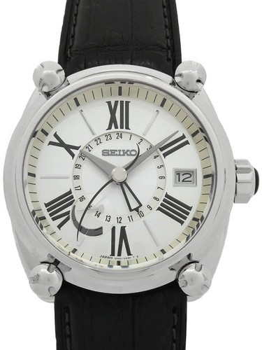 SEIKO Galante GMT Power Reserve SBLA005 5R66-0AC0 Men Spring Drive # ...