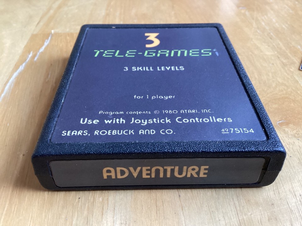 ADVENTURE Atari 2600 Sears TeleGames Version NICE Fully Tested FAST ...