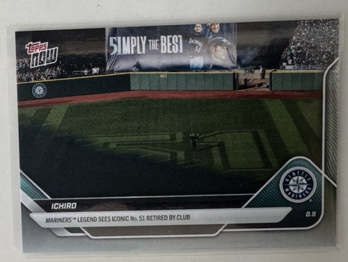 Ichiro 2025 TOPPS NOW Card 538SP Mariners Retire Number 51 Image ...