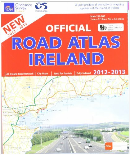 Official Road Atlas Ireland 2012-2013 by Ordnance Survey Ireland Book ...