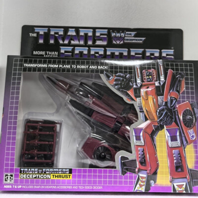 Limited edition.G1 engraved Elegy transformed airplane model box set ...