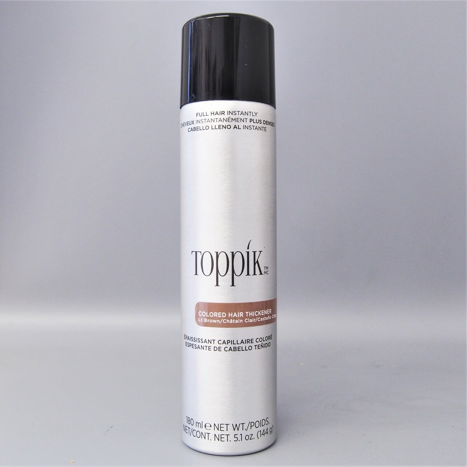 Toppik Color Hair Thickener 5.1oz (BLACK/ DARK/ MEDIUM/ LIGHT BROWN ...