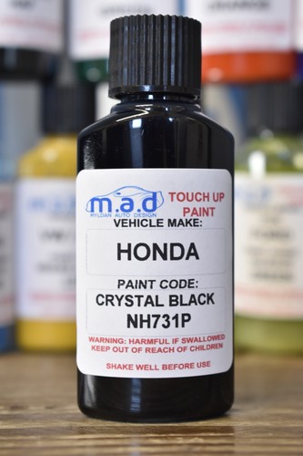 TOUCH UP KIT FOR HONDA NH731P CRYSTAL BLACK PEARL PAINT 30ML CIVIC ...