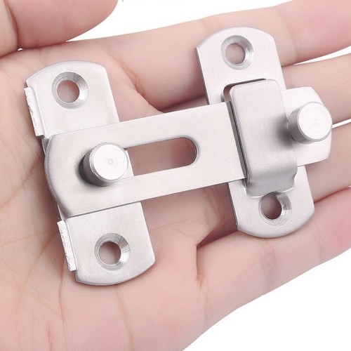 Sliding Door Latches Bolt Hasp Garage Gate Safe Barrel Lock Stainless ...