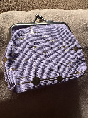 2024 Purple And Gold Gilded Star Coin Purse Pouch Kiss-Lock XS | eBay
