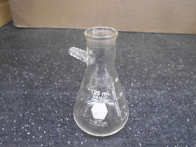 KIMAX 27060 125mL ERLENMEYER GLASS FILTER FLASK | eBay