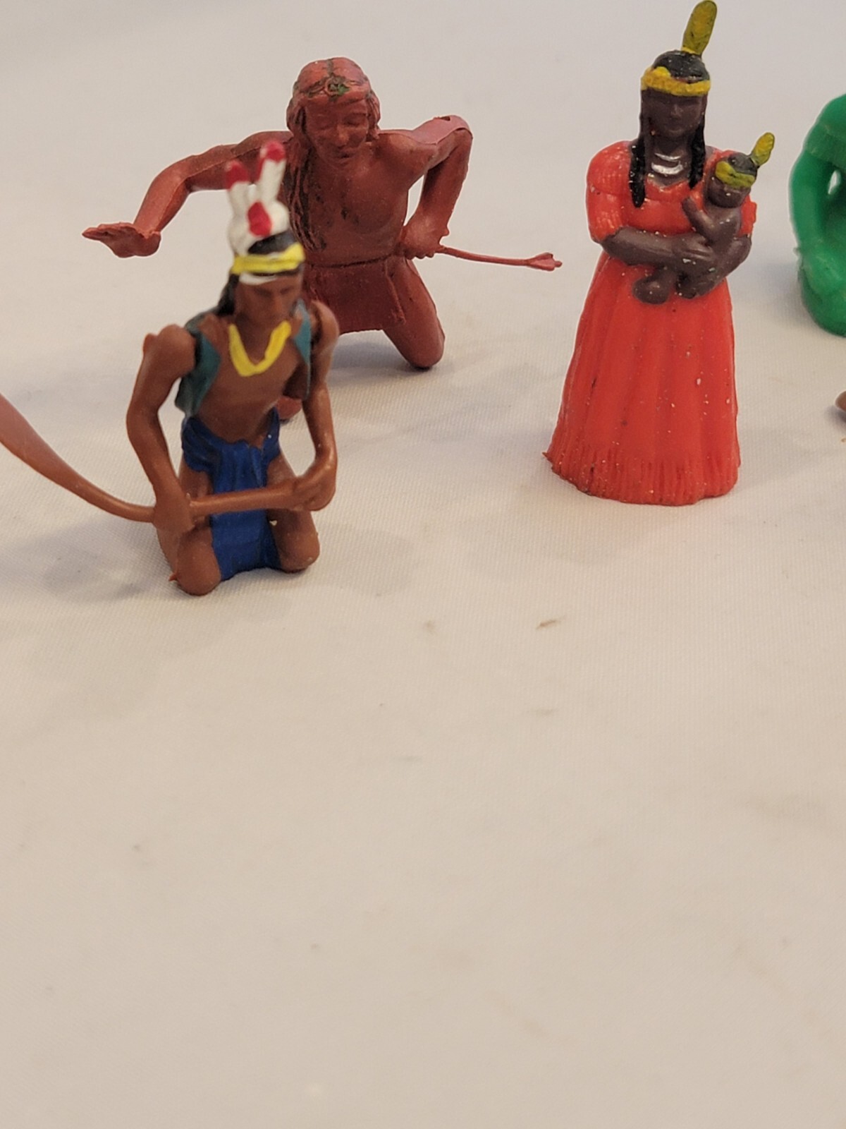 Vintage Lot Miniature Plastic Indians 2" | eBay