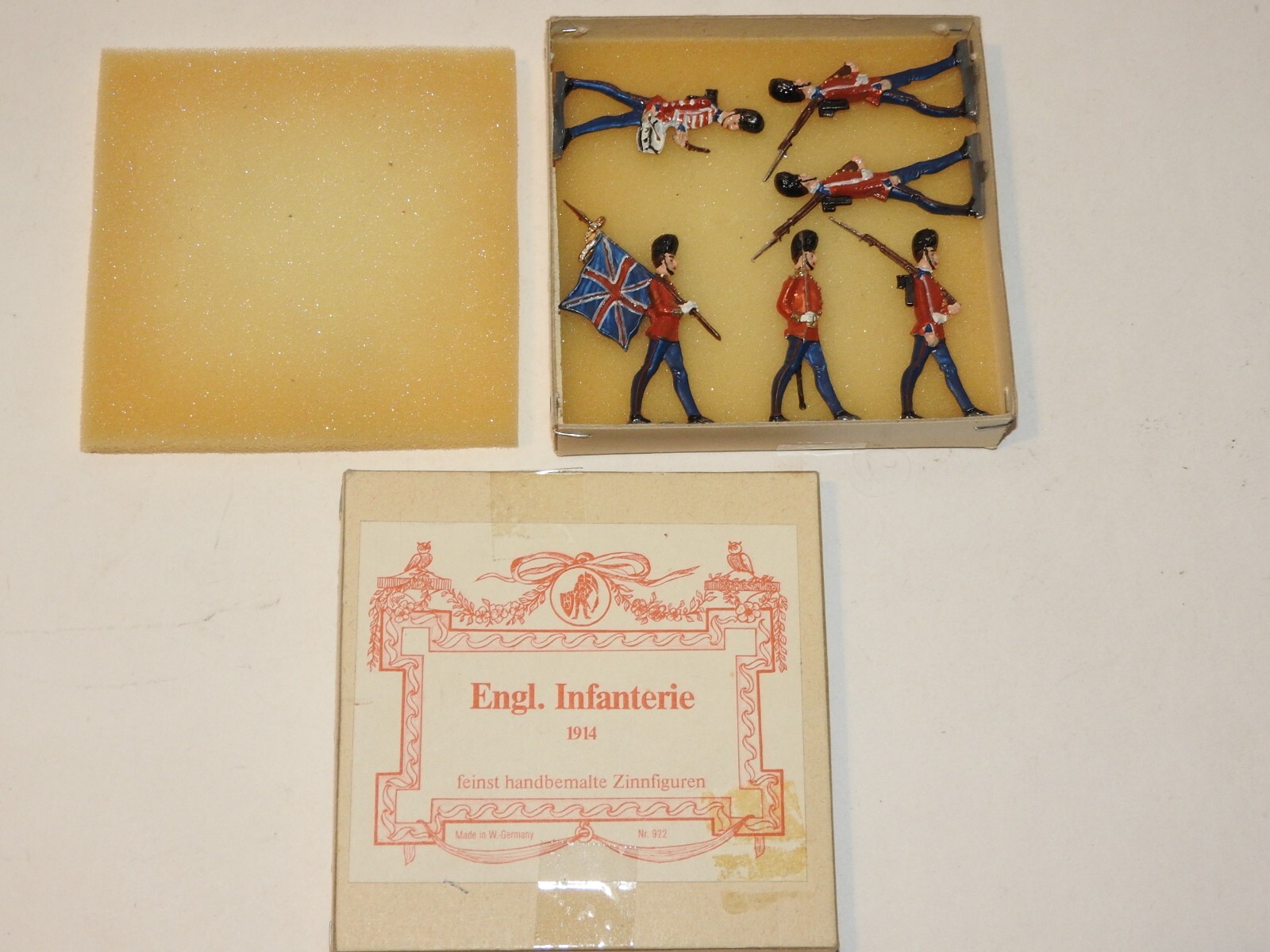 Hans Heinrichson Engl. Infanterie 1914 Flat Lead Figures Made in ...