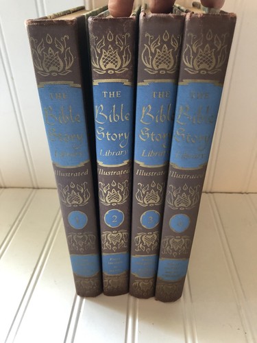 The Bible Story Library - Illustrated 1 - 4 Volumes - 1957 | eBay