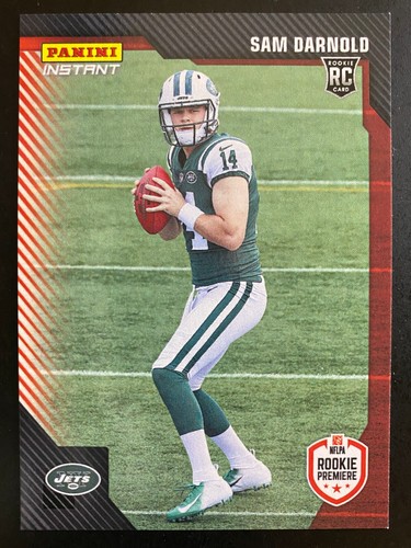 Sam Darnold 2018 Panini Instant Rookie Premiere Card /338 New York Jets #FL3 | eBay
