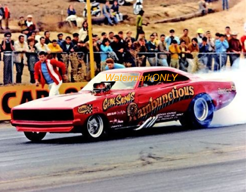 Gene Snow "Rambunctious" 1970 Dodge Charger NITRO Funny Car PHOTO ...