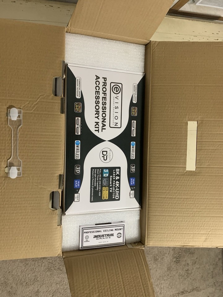 E Vision 9000 4K UHD Commercial Grade Full HD 8k UHD Projector New ...