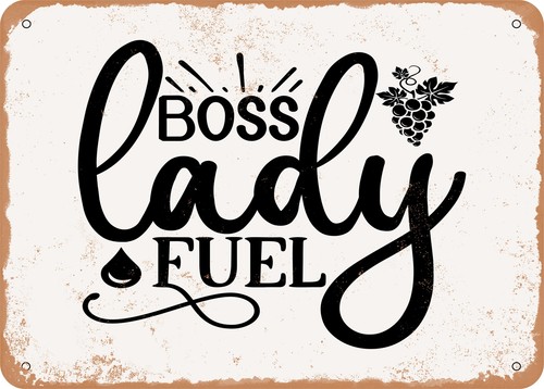 METAL SIGN - Boss Lady Fuel - 2 - Vintage Look Sign | eBay