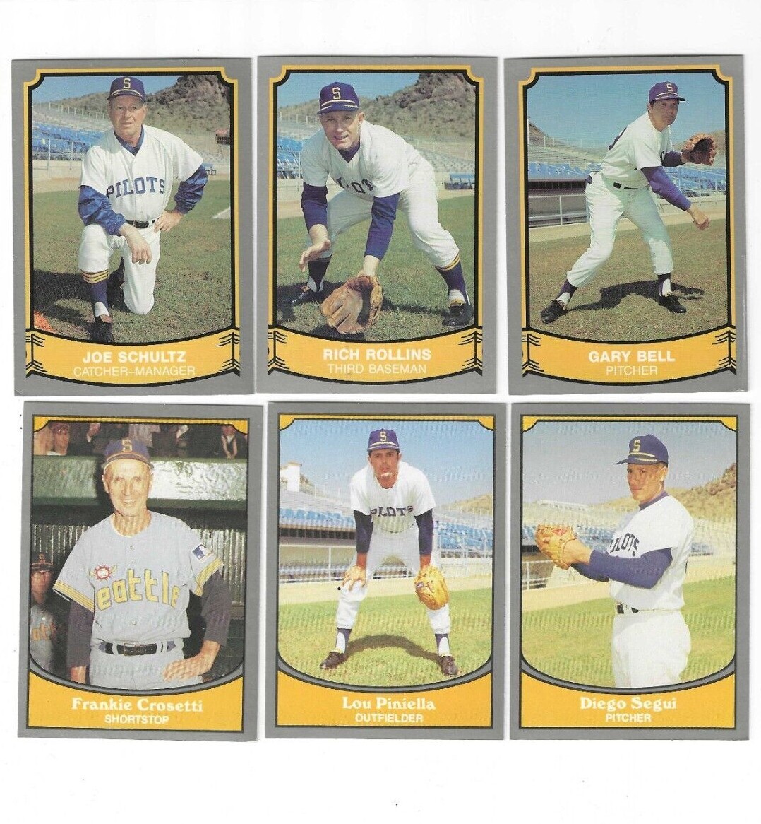 1990 Pacific Baseball Legends #19 Frankie Crosetti Seattle Pilots | eBay