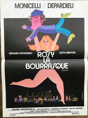 Affiche cinéma originale ROSY LA BOURRASQUE format 40 x 60 Gérard Depardieu | eBay