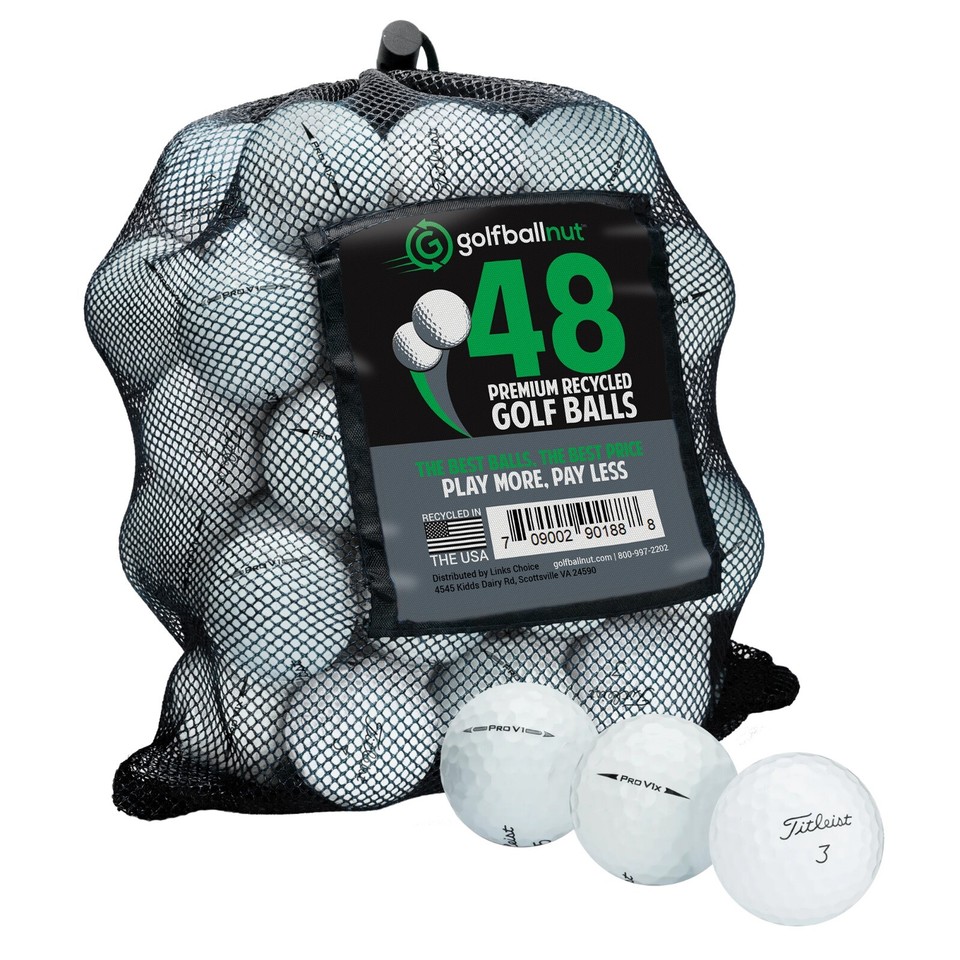 Golf Ball Nut – Recycled Golf Balls for Titleist Pro V1 and Pro V1x Mix ...