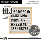 Letter board letters in organizer - 1 inch pre-cut plastic characters ...
