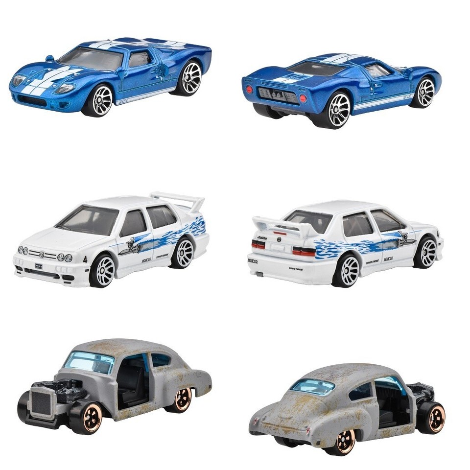 Hot Wheels Fast & Furious 10 Car Pack Vehicle Toy Mini Car Multi HVX27 ...