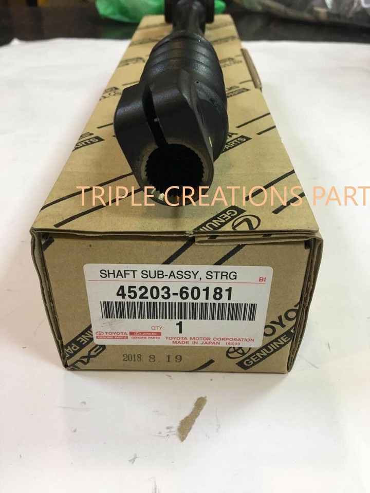 45203-60181 Genuine Toyota 10-21 4Runner Lexus GX460 Lower Steering ...