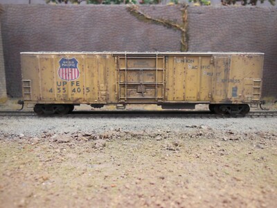 HO SCALE CUSTOM WEATHERED UPFE 455405 UNION PACIFIC FRUIT EXPRESS ...